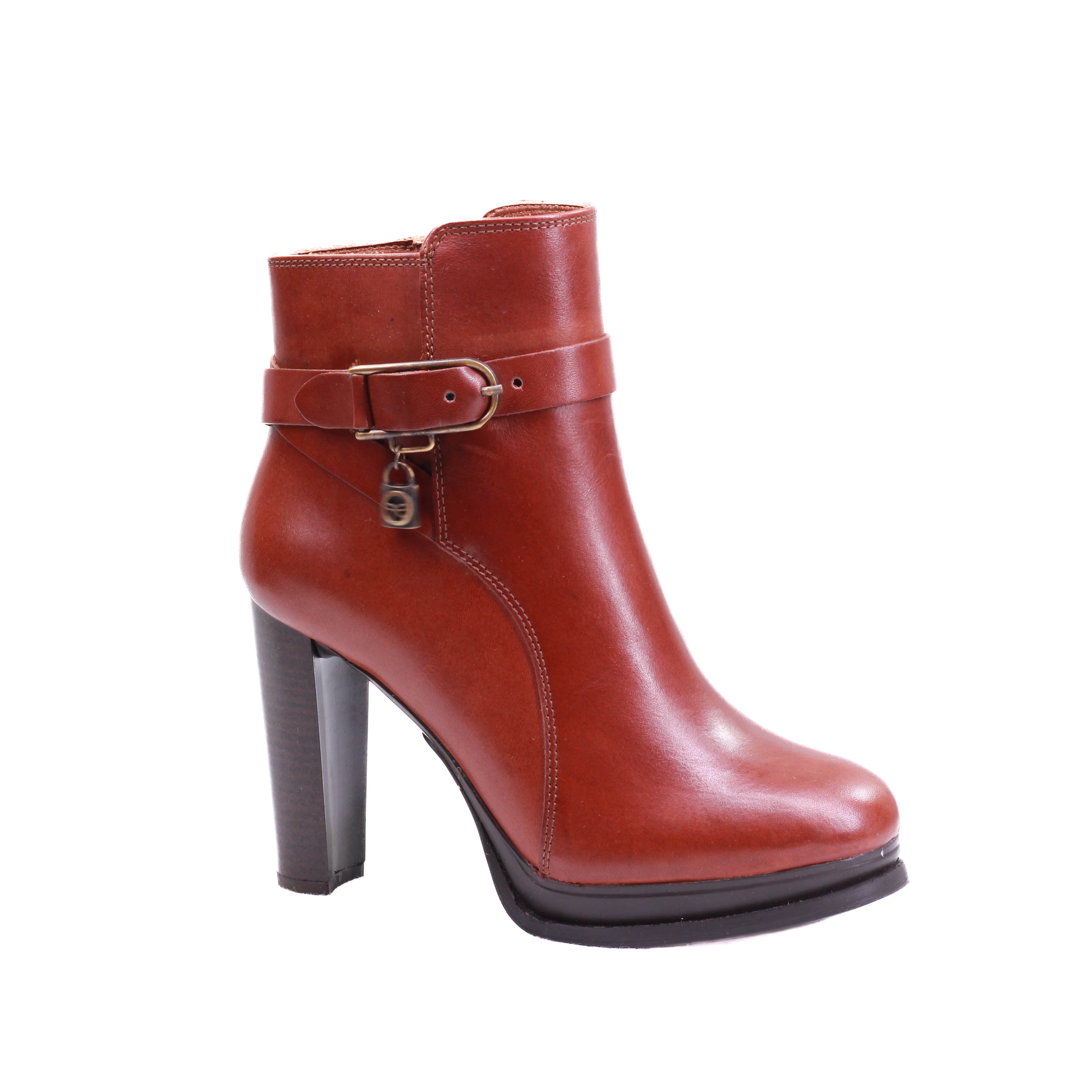 Botin para dama con tacon estiletto y adorno lateral – Zapatería Francis